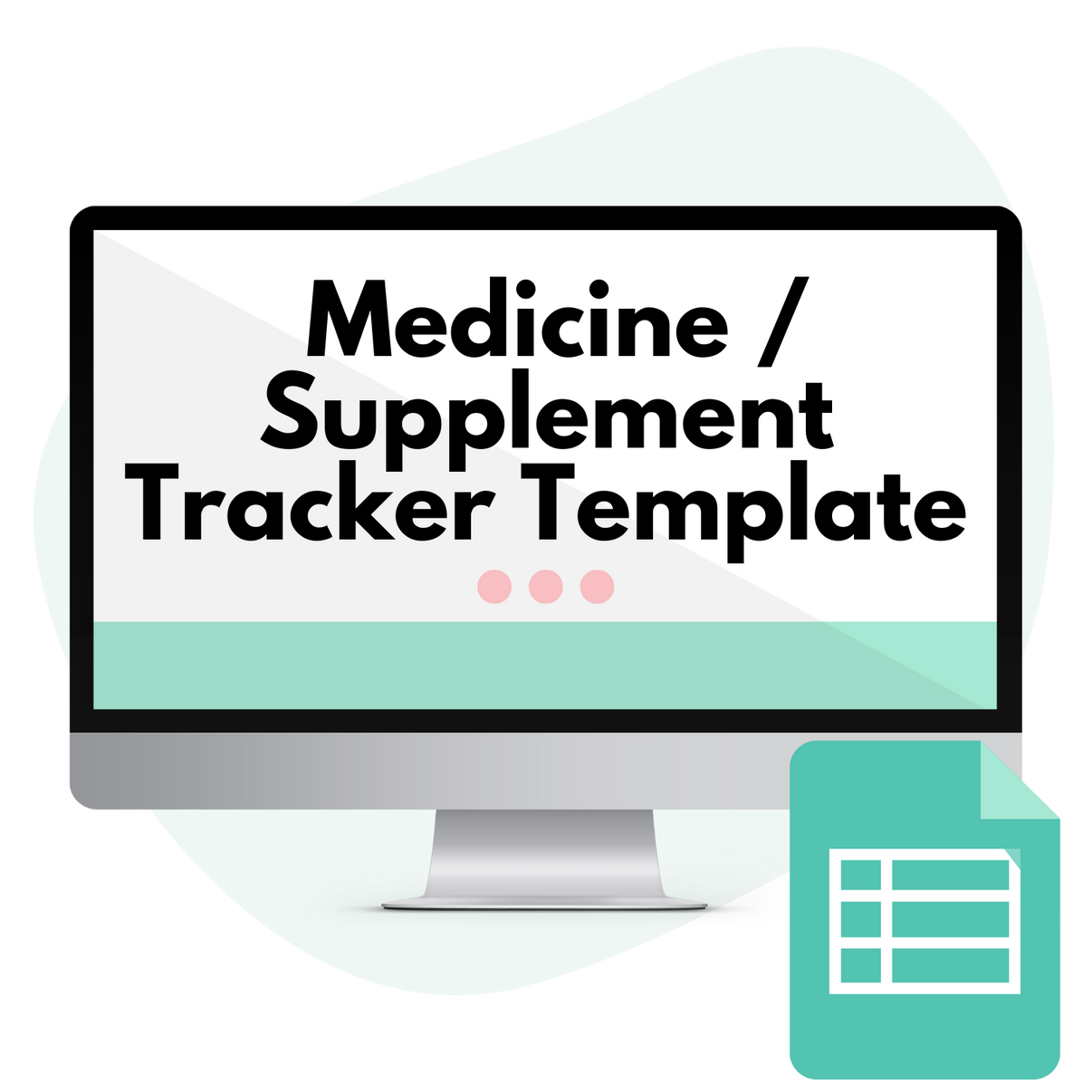 Medication, Vitamin & Supplement Tracker Templates – Kim and Kalee